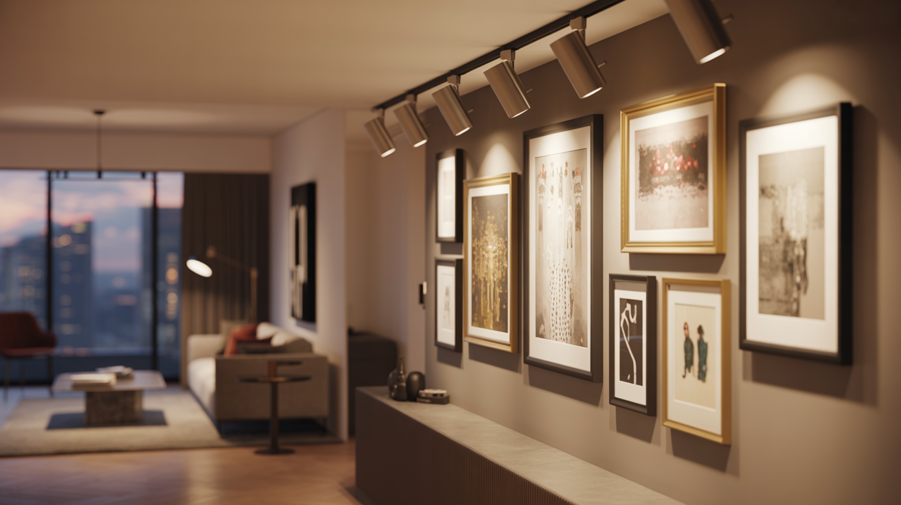 The Complete Track-Light Layout Guide for Stunning Gallery Walls – LOFT ...