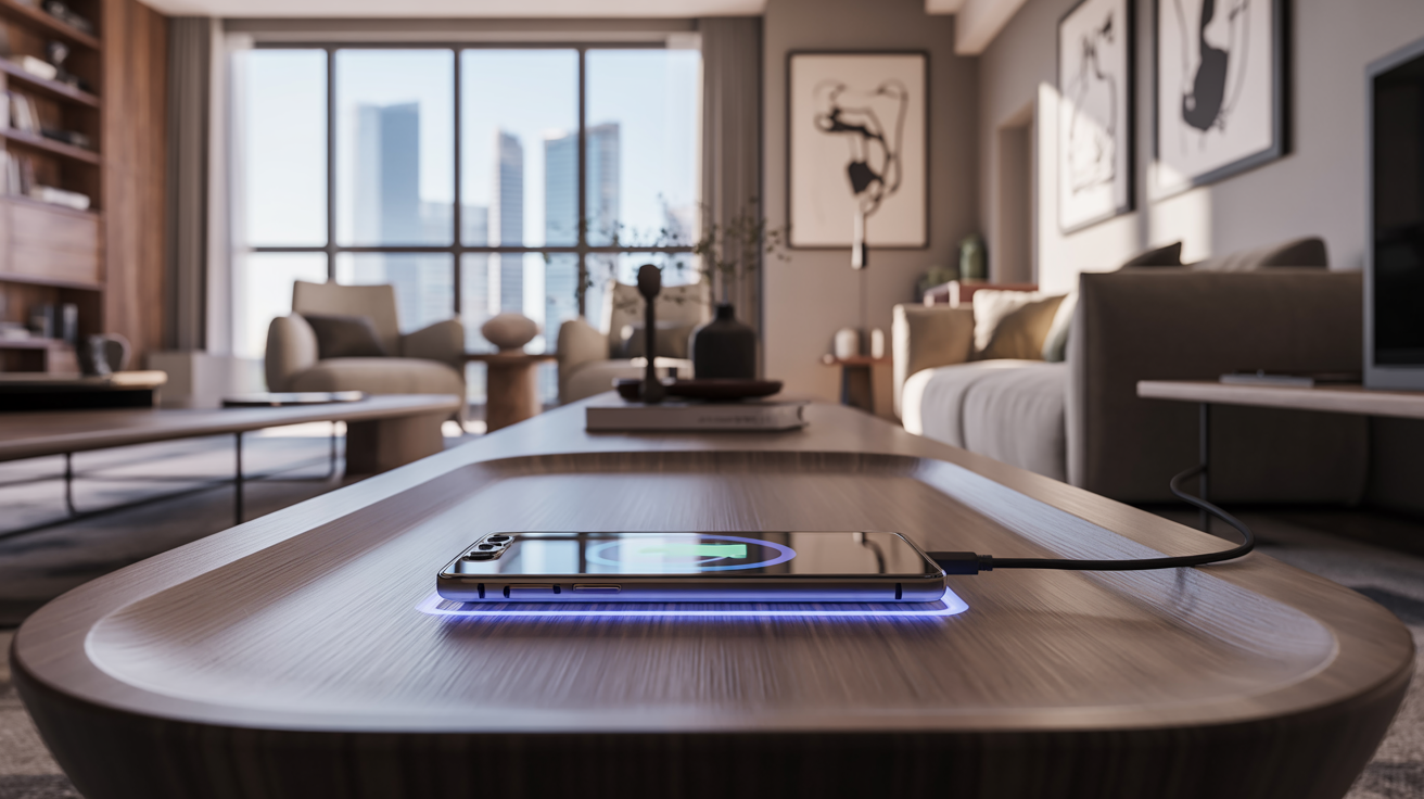 Cable-Free Charging Tables: How Qi Inserts Transform Your Home Furnitu ...