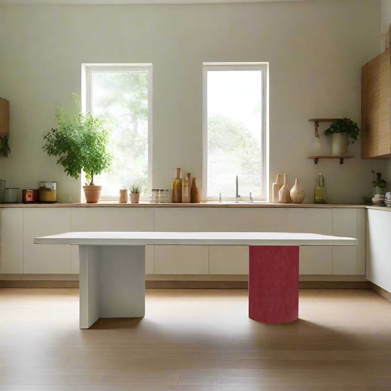 Microcement Dining Tables in Singapore | Modern Seamless Look – LOFT HOME