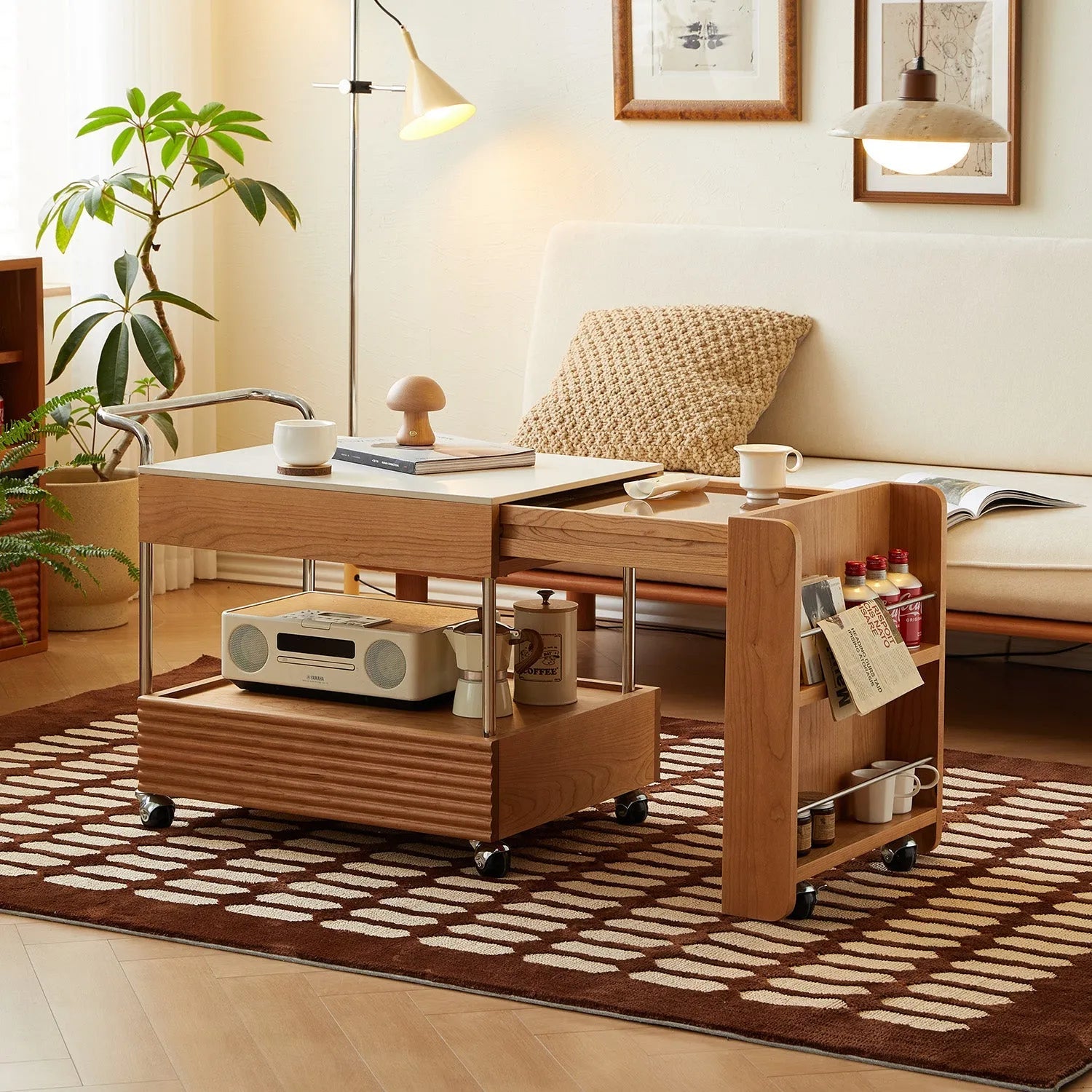 Castor Wheel Coffee Tables Singapore | Practical Stylish Functional ...
