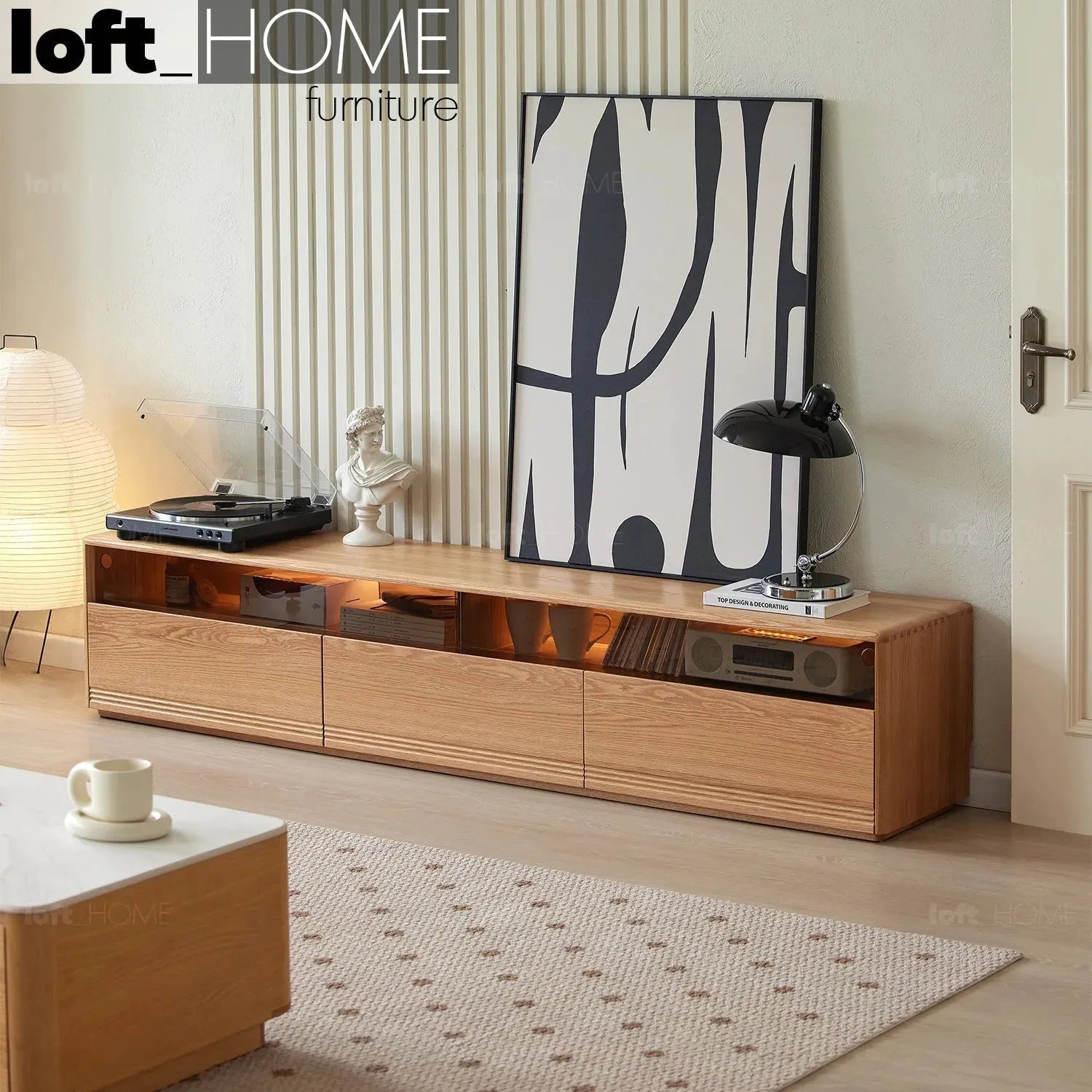 LED Light TV Consoles Singapore | Stylish Functional Illuminated – LOFT ...