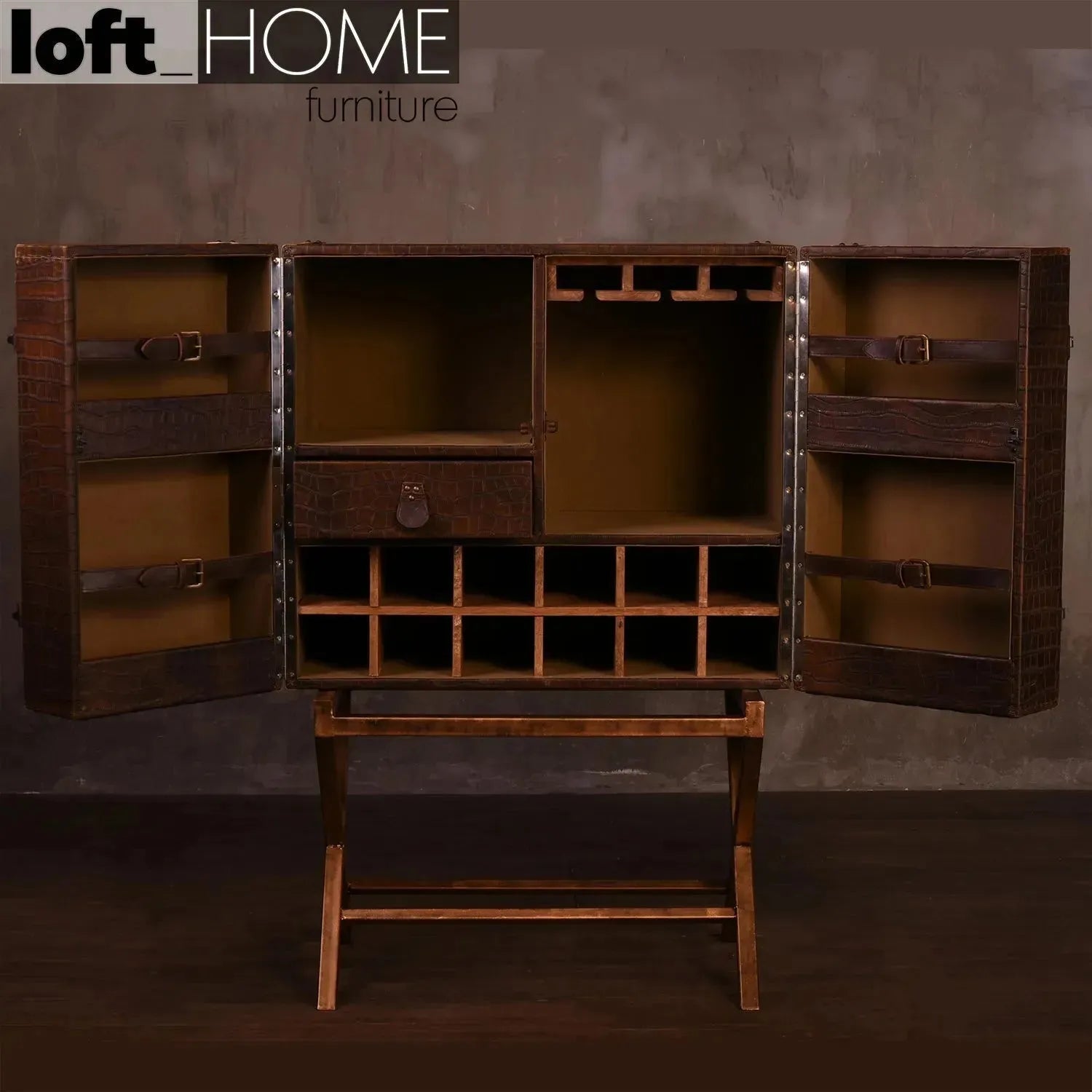 Genuine Leather Cabinets in Singapore | Luxury Modern Storage Style ...