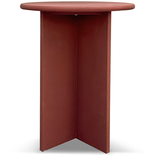 Japandi Microcement Side Table ARTO – LOFT HOME