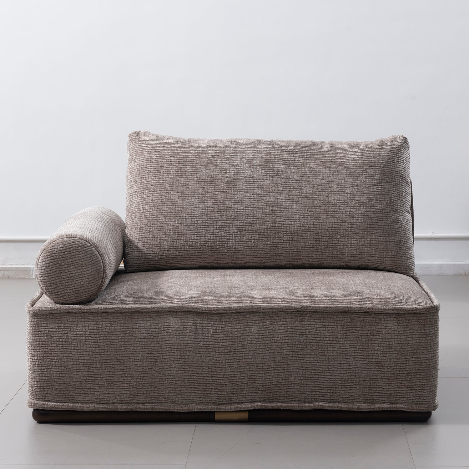 Minimalist Corduroy Velvet Fabric Modular Corner 1 Seater Sofa CORDY ...