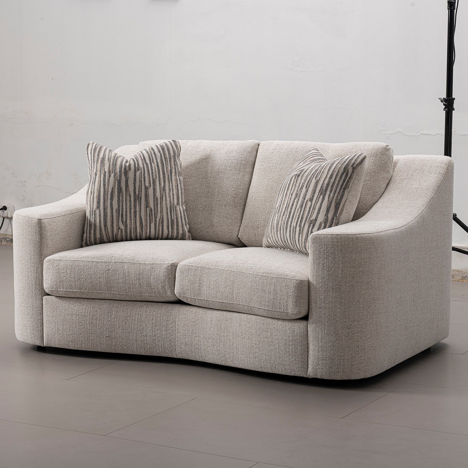 Modern Mixed Weave Fabric 2 Seater Sofa TERRA – LOFT HOME