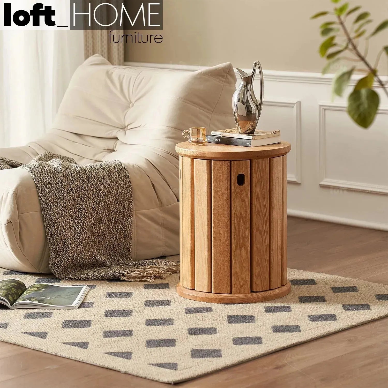 Scandinavian Oak Wood Stackable Stool HARVEST – LOFT HOME