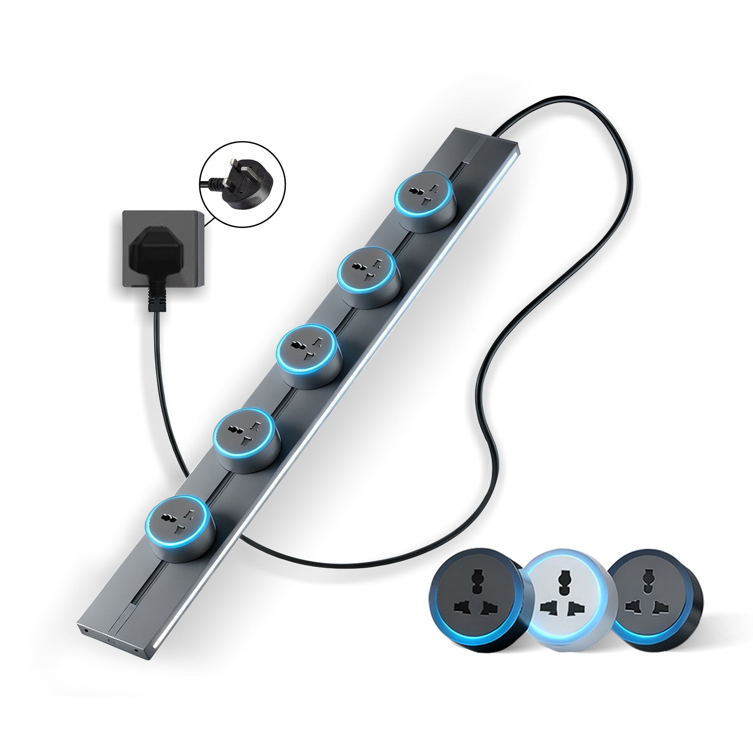 Aluminium Power Track And Adaptors With Motion Sensor LED Light – LOFT HOME