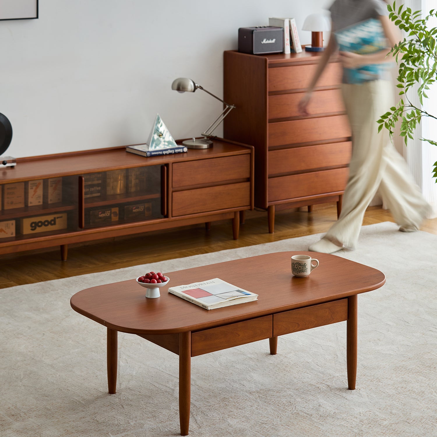 Vintage Boxwood Coffee Table VISTA – LOFT HOME