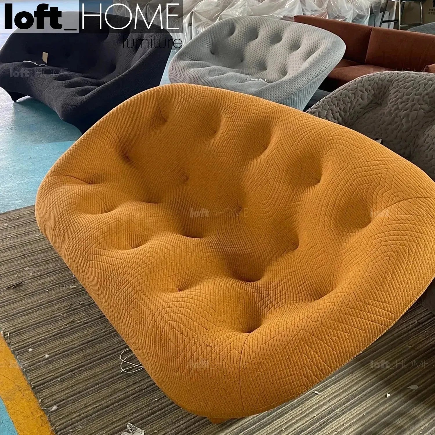 Contemporary Fabric 2 Seater Sofa CONCH APPA – LOFT HOME