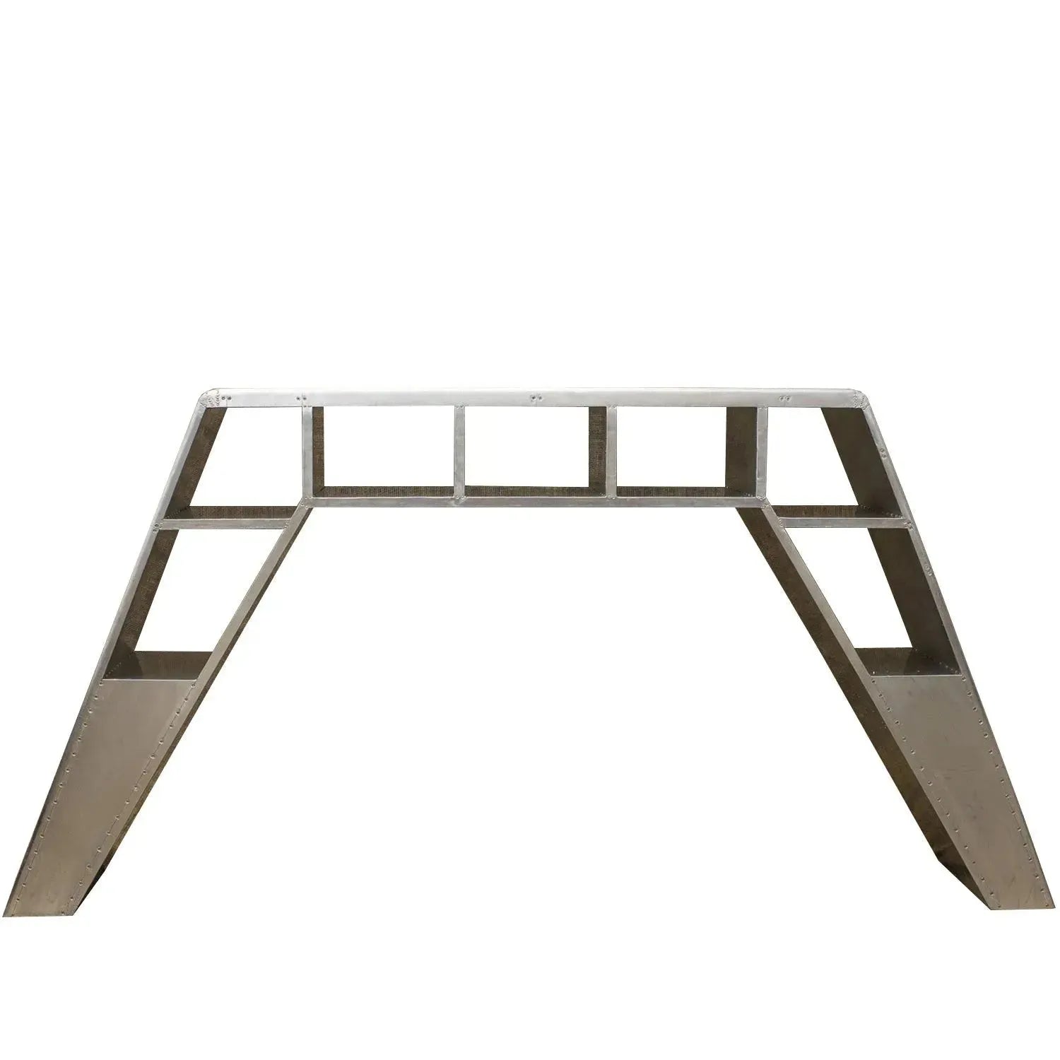 Industrial Aluminium Study Table AIRCRAFT – LOFT HOME