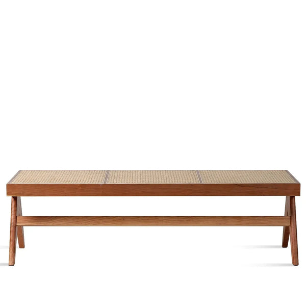 Scandinavian Rattan Dining Bench JEANNERET – LOFT HOME
