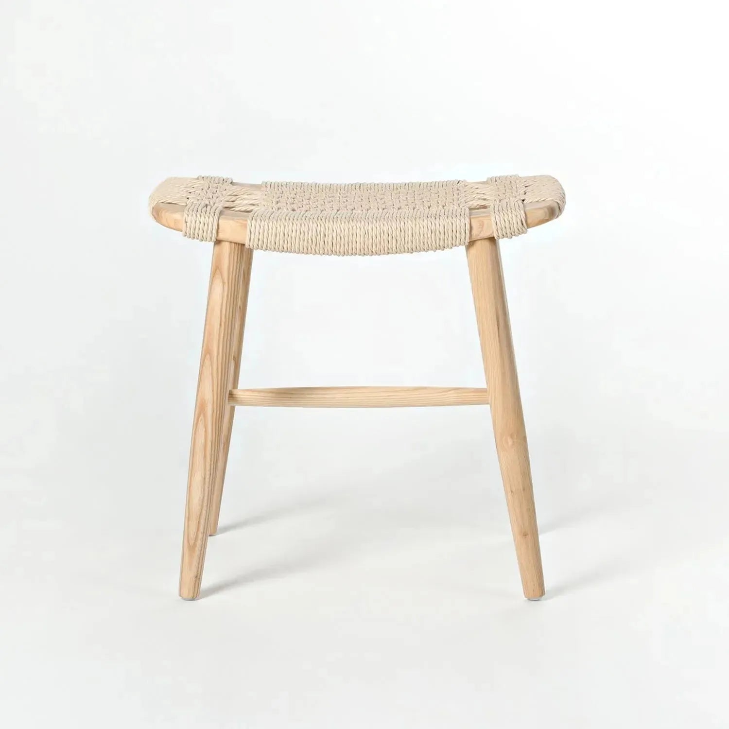 Japandi Rope Woven Dining Stool WOVEN – LOFT HOME