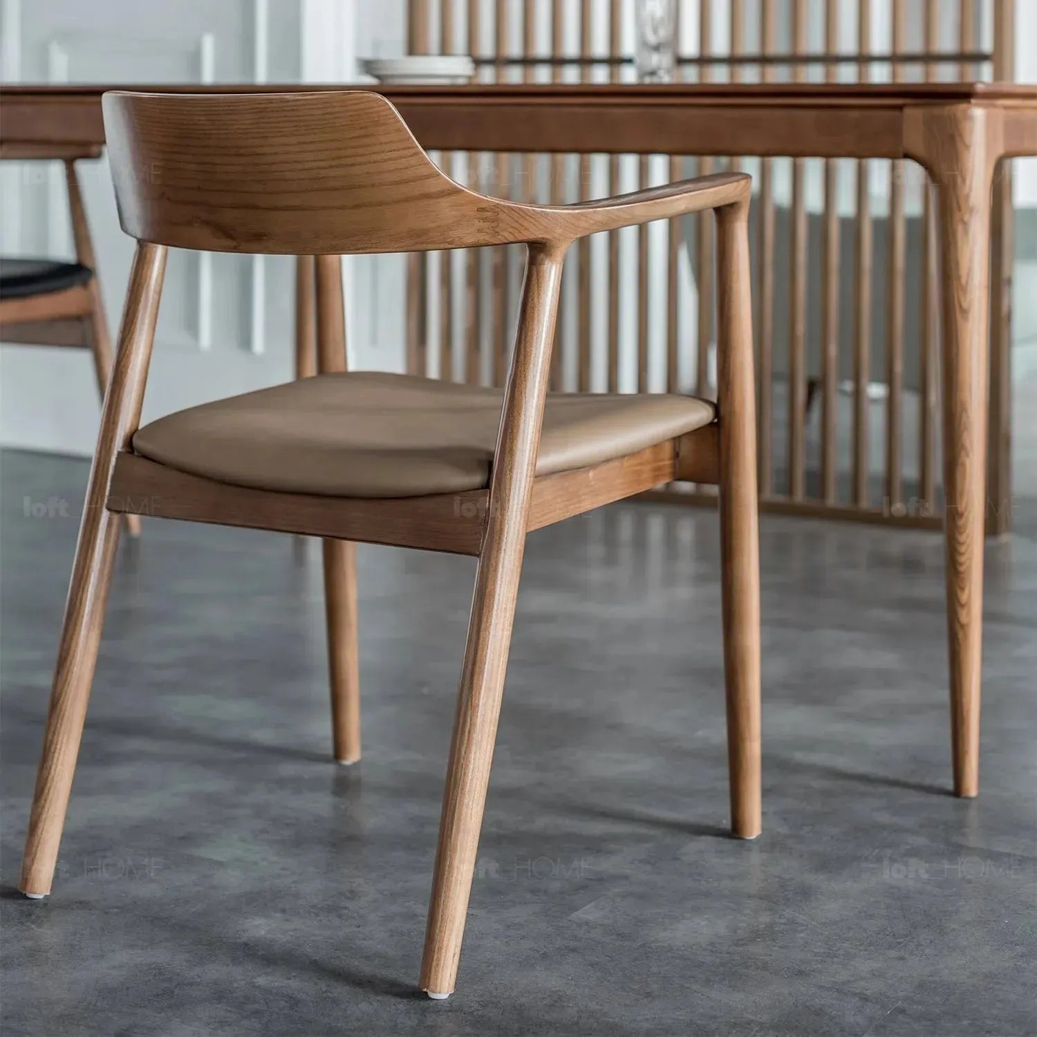 Japandi Wood Dining Chair HIROSHIMA – LOFT HOME