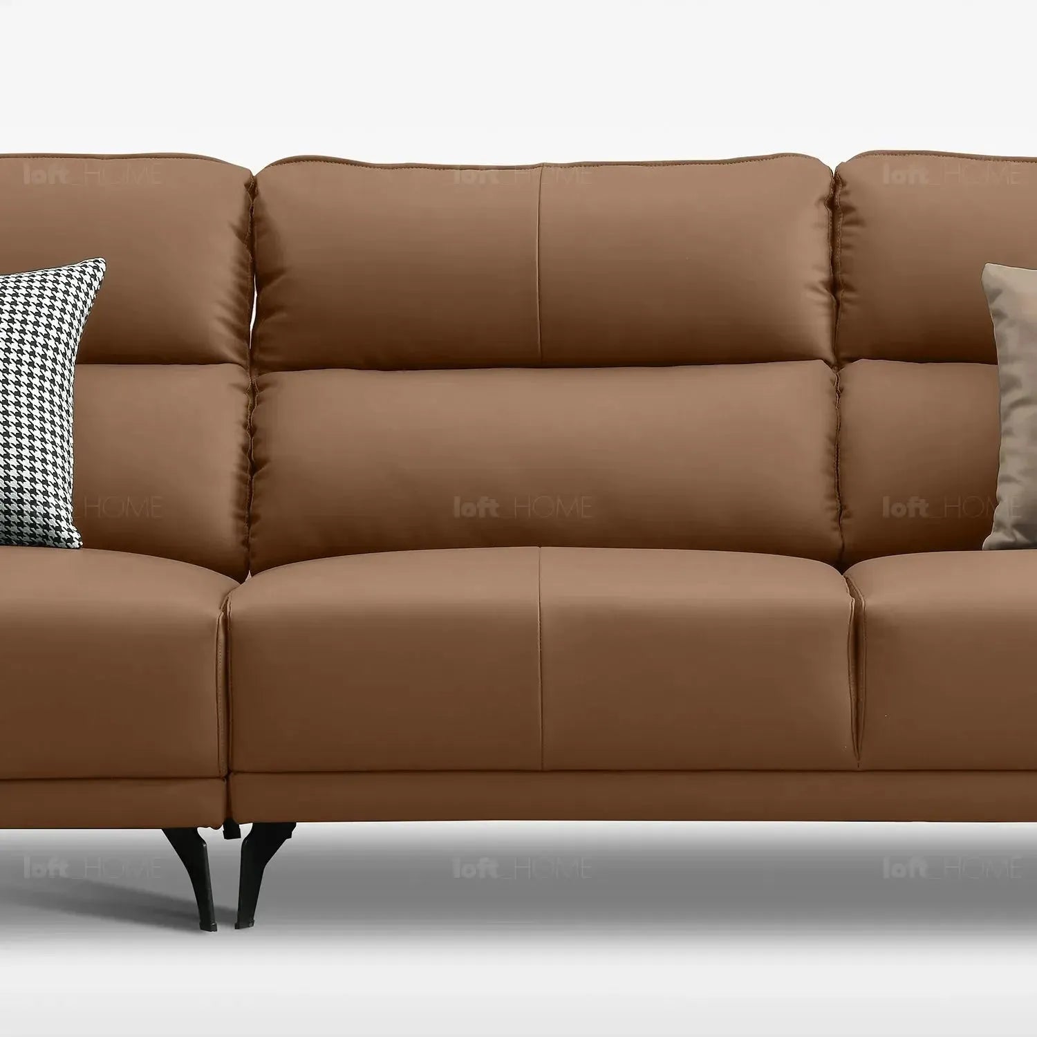 Modern Genuine Leather 3 Seater Sofa KUKA – LOFT HOME