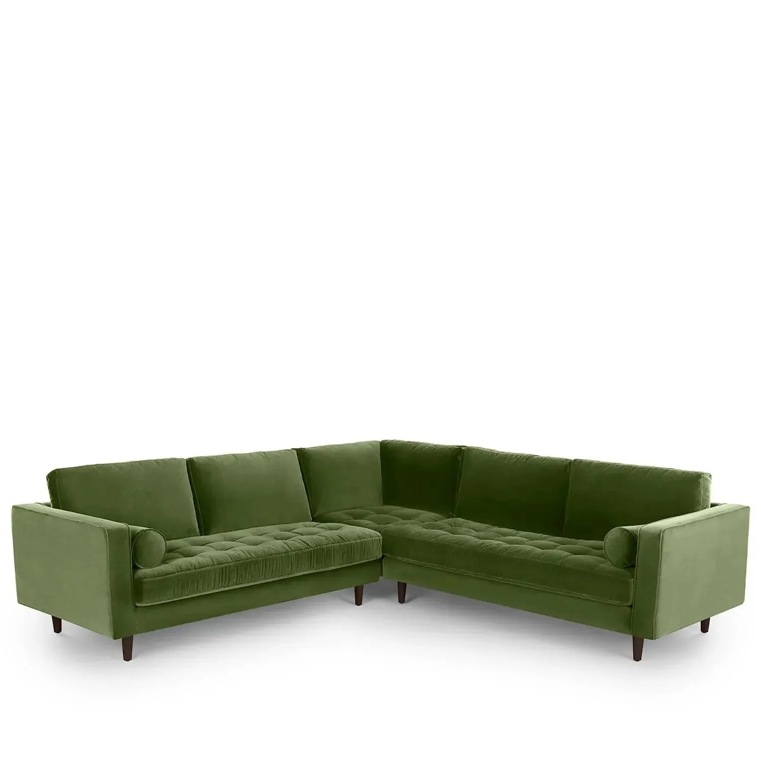 Modern Velvet L Shape Sectional Sofa SCOTT 3+3 – LOFT HOME