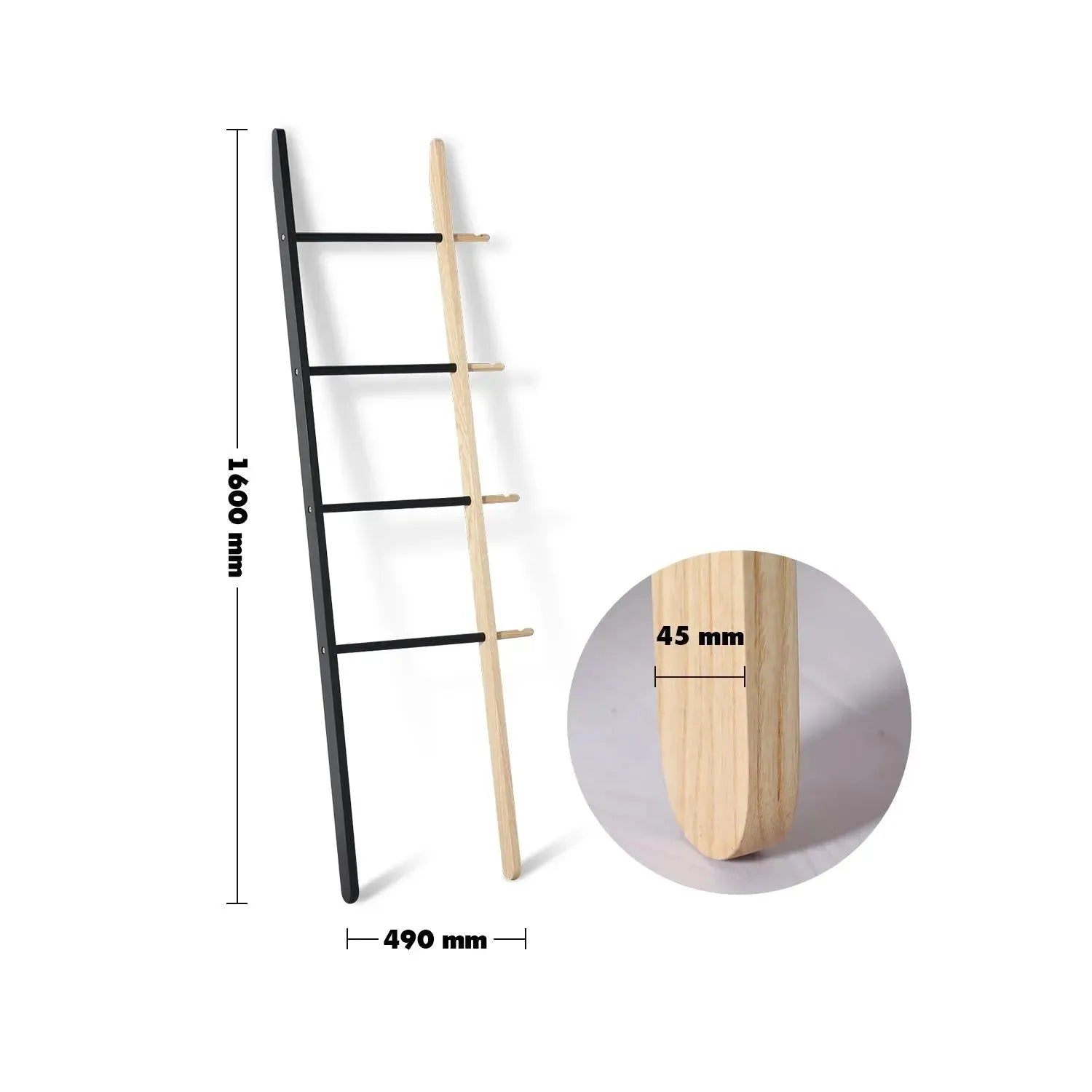 Modern Wood Tower Ladder Cloth Hanger GONN – LOFT HOME