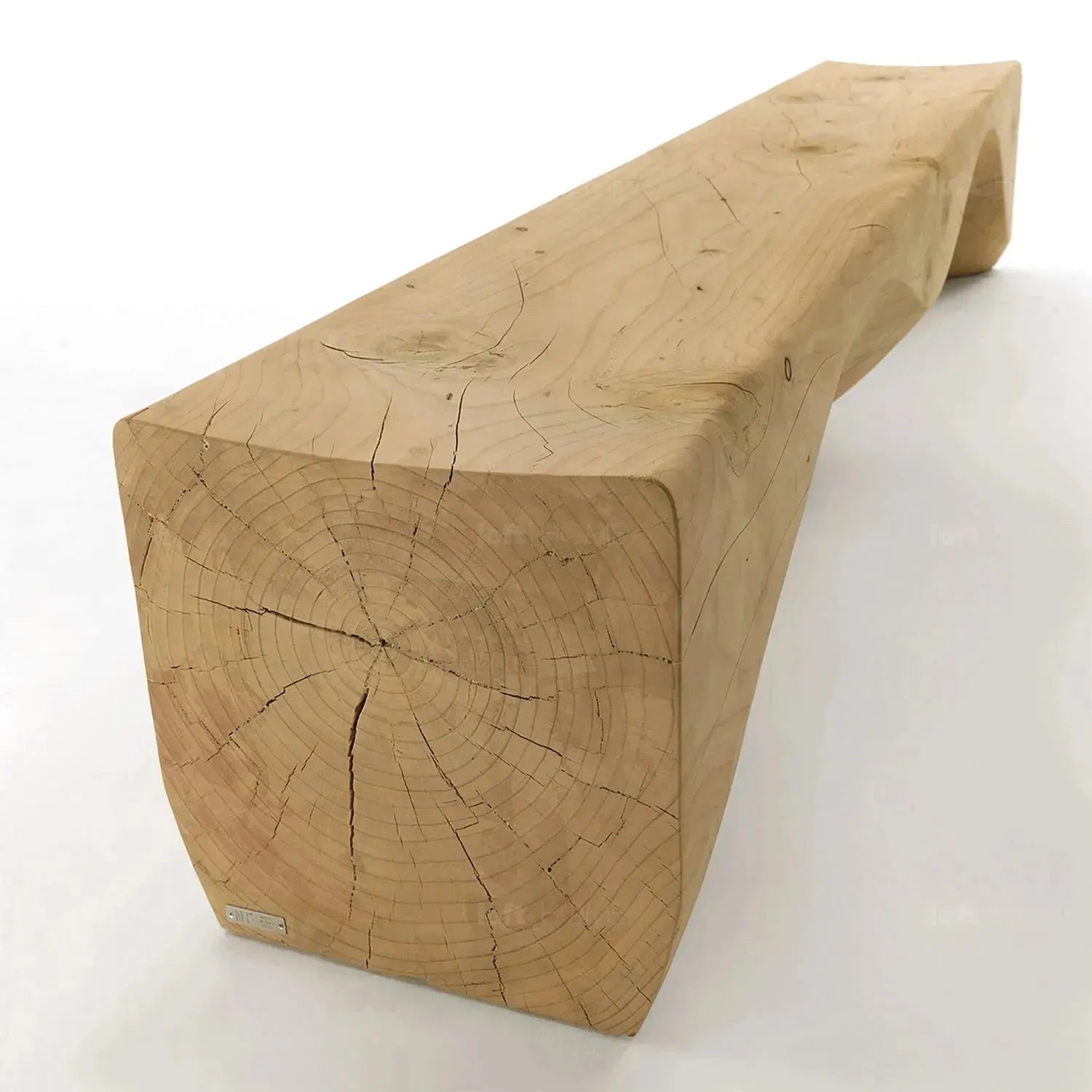 Rustic Wood Bench MOUNTAINS – LOFT HOME