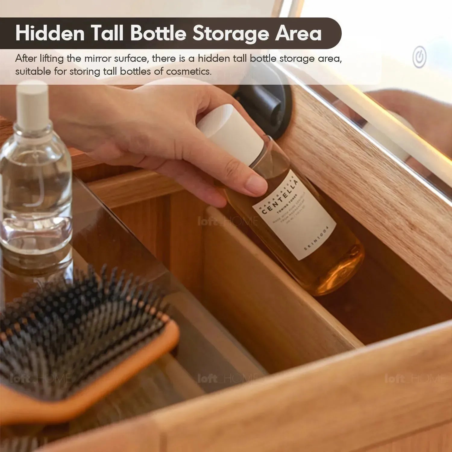 Scandinavian Oak Wood Dressing Table CLASSIC GLAM – LOFT HOME